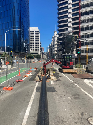 Featherston St rising main renewal | GP Friel Ltd